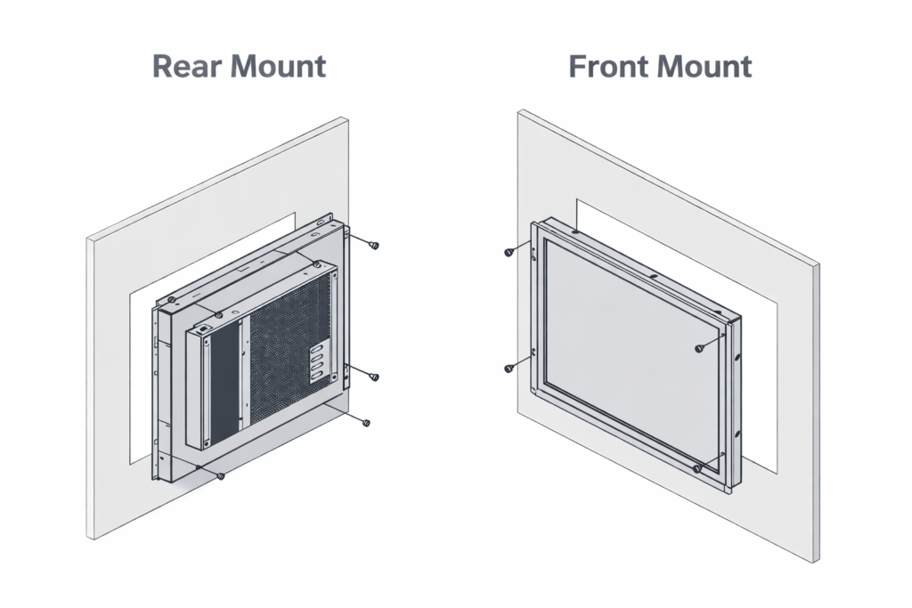 Panel PC Mounting Options: VESA vs Panel vs Open Frame